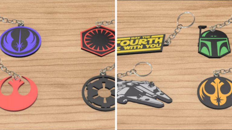 35 Cool 3D Printed Keychains (With Download Files) - 3DSourced