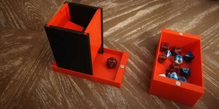 21+ Cool 3D Printed Dice Towers (Free STL Files!) - 3DSourced